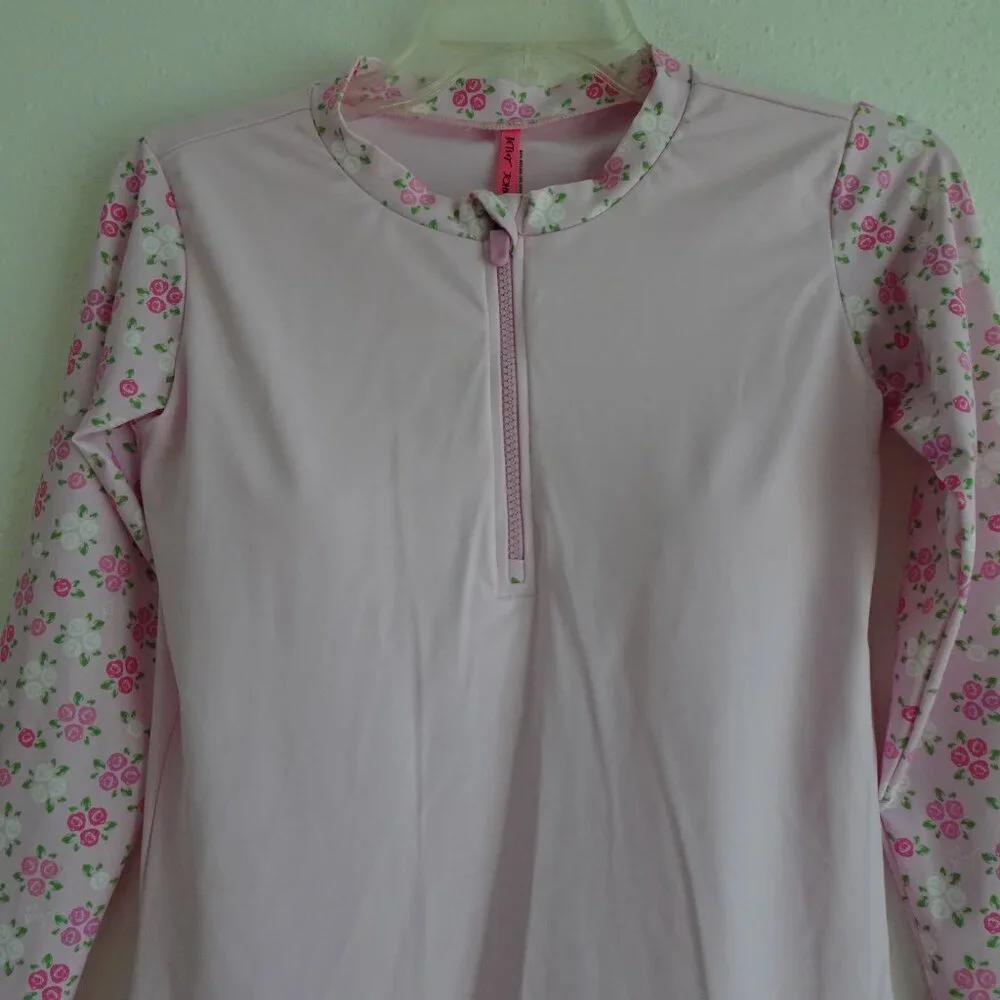 Betsey Johnson | Swim | Betsey Johnson Rash Guard Top Pink Long Sleeve ...